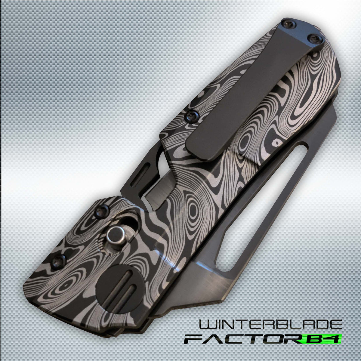 (SOLD OUT) ALL-NEW FACTOR B4: “LASER ZEBRA” TITANIUM SCALES + BLACK DL ...