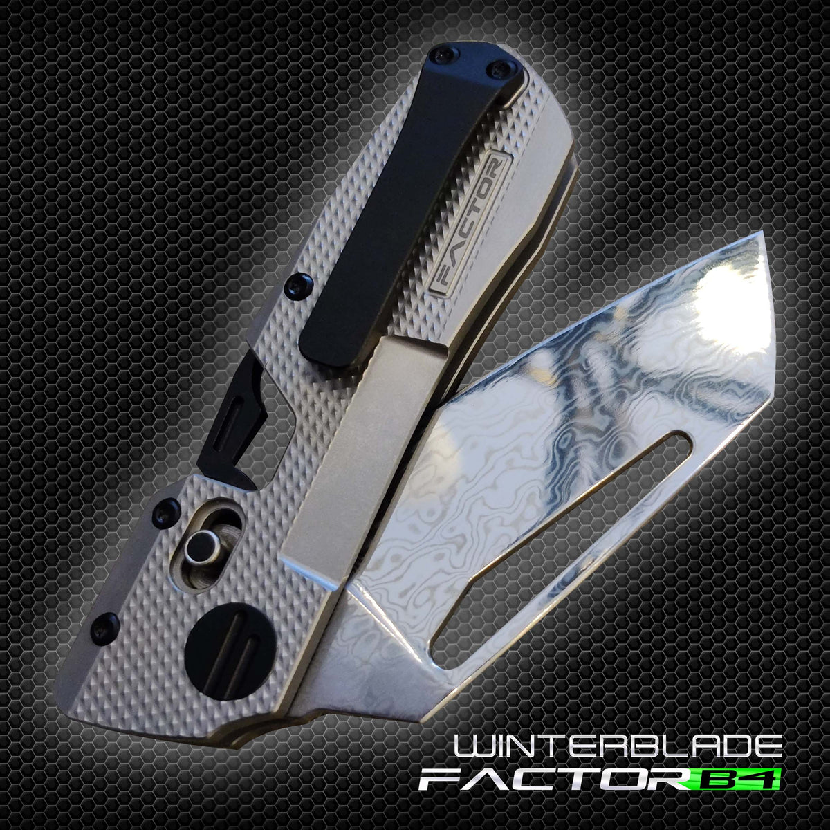 (SOLD OUT) FACTOR B4: NATURAL DIAMOND TEXTURE TITANIUM SCALES + SEMI-M ...